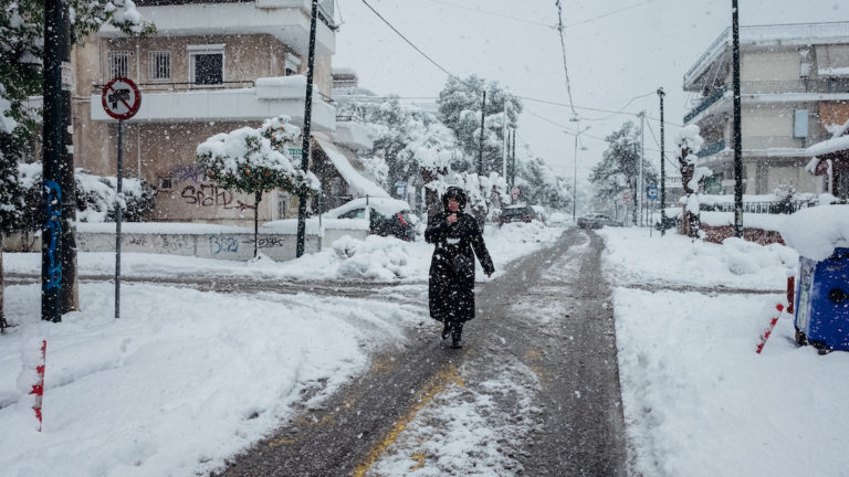 Snow in Athens & the 2021 Flockdown - Letters to Barbara